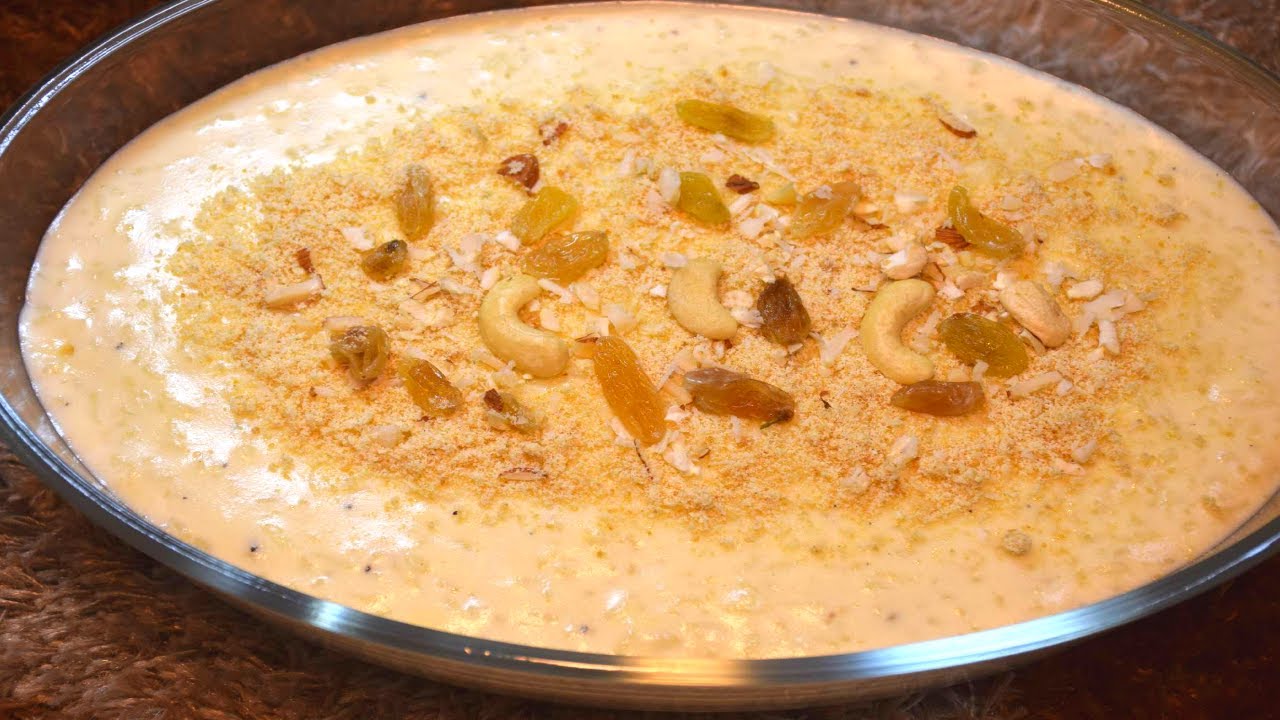 Payesh Recipe।How to make Payesh. - YouTube