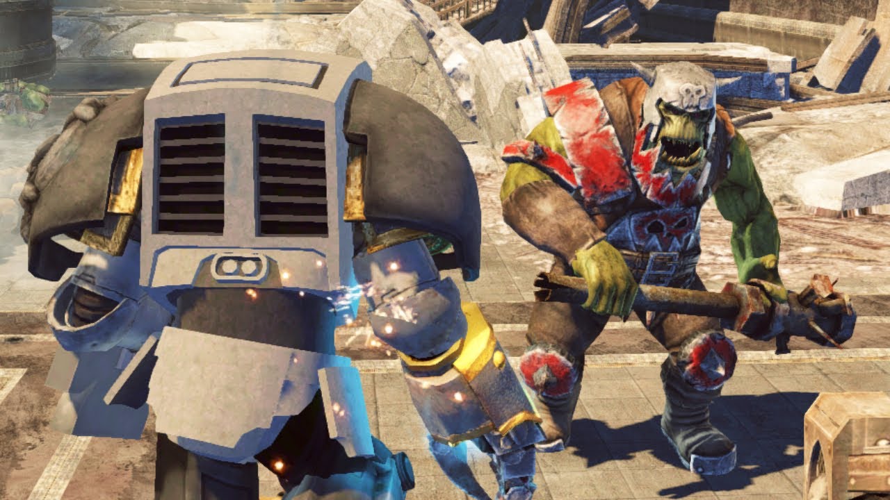 TERMINATOR GAMEPLAY: Lightning Claw & Storm Shield vs Orks! - WH40k ...