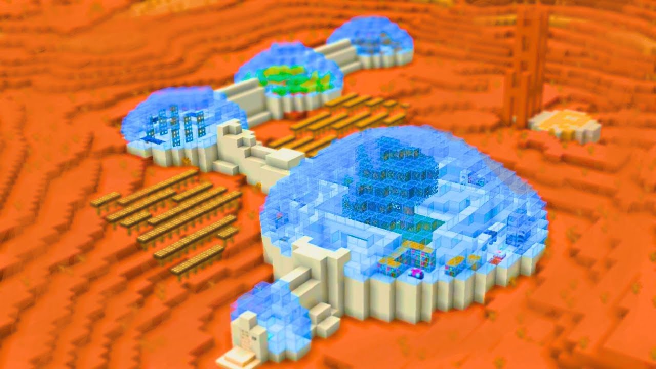 I Built a Mars Base in Minecraft! - YouTube