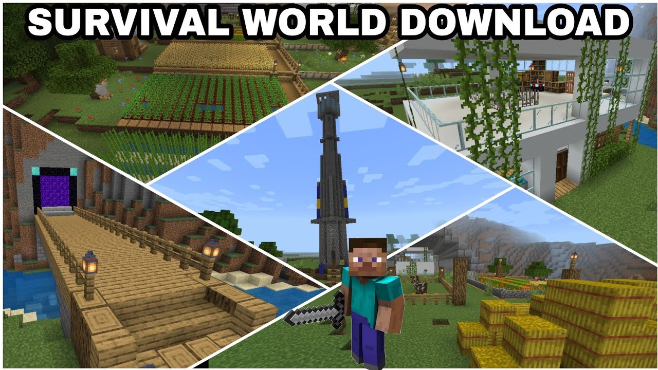 1.19 Minecraft Survival World Tour and download link || Minecraft ...