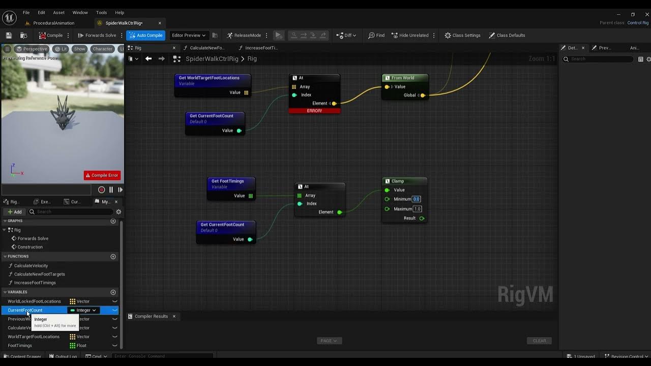Procedural Animation 135 Add Clamp and Variables - YouTube