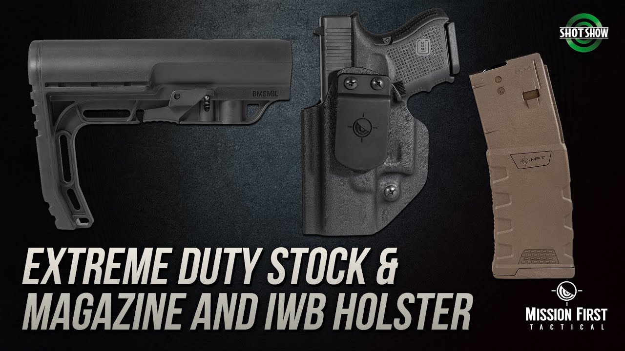 Mission First Tactical Extreme Duty and IWB Holster - SHOT Show 2019 ...