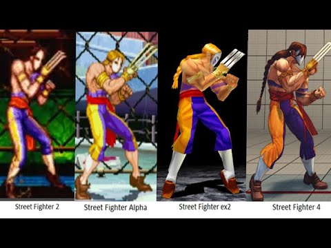Evolution of Vega Spanish Street Fighter 1991-2017 - YouTube