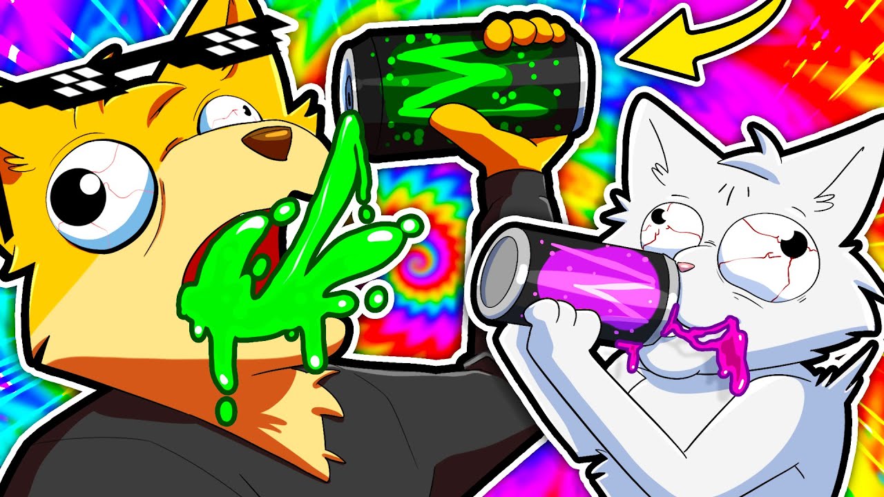 ASSAGGIO LE BEVANDE PIÙ STRANE CON DRCAT! LA MONSTER AI FAGIOLI FA ...