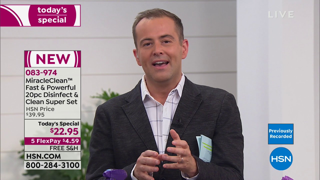 HSN | Joy Mangano's Miracle Clean World Premiere 09.15.2018 - 03 AM ...