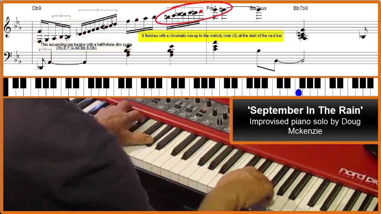 'September In The Rain' - YouTube