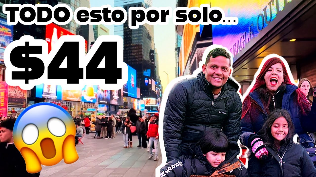 ¡VIAJAMOS a NUEVA YORK y nos alojamos 3 días por sólo $44 por 4 ...