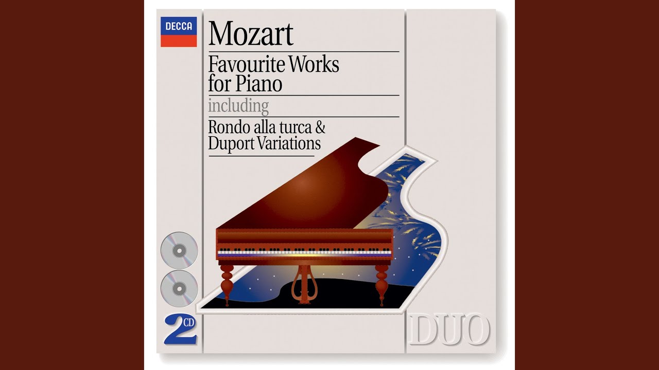Mozart: Nine Variations in D, K.573 On a Minuet By J.P. Duport - YouTube