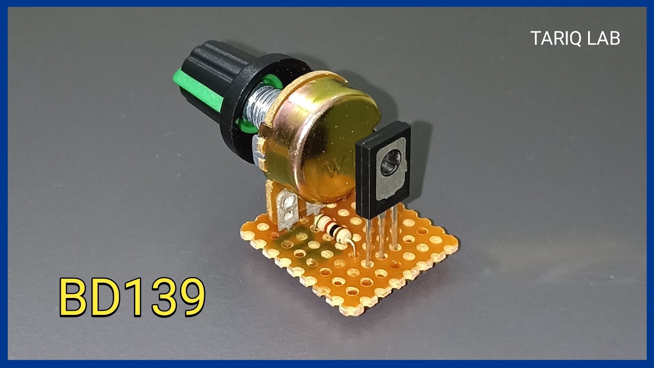 BD139 Transistor Voltage Regulator 0-30V - YouTube