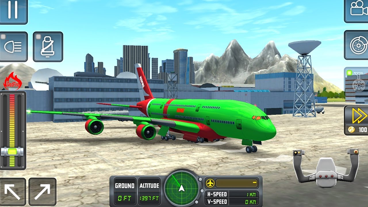 Flight Sim 2018 (Part 17) - Airplane Flying and Landing on Airport ...