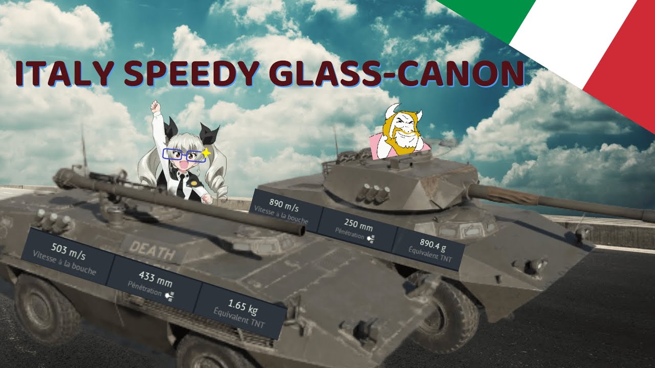 Fiat 6614 and AUBL/74 - Italy 6.7 Glass Canons - YouTube