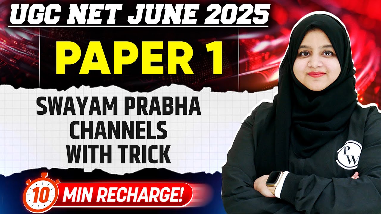 Swayam Prabha Channels with Trick | UGC NET Paper 1 2025 | Gulshan Ma ...