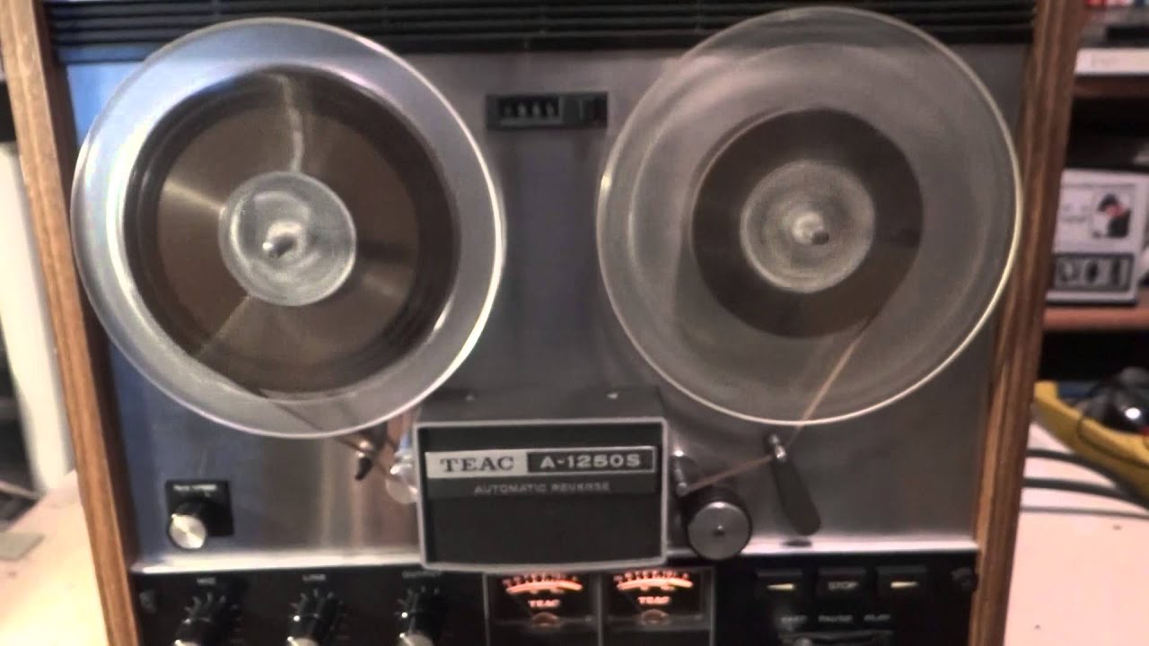 Demo Teac A-1250S Reel to Reel - YouTube