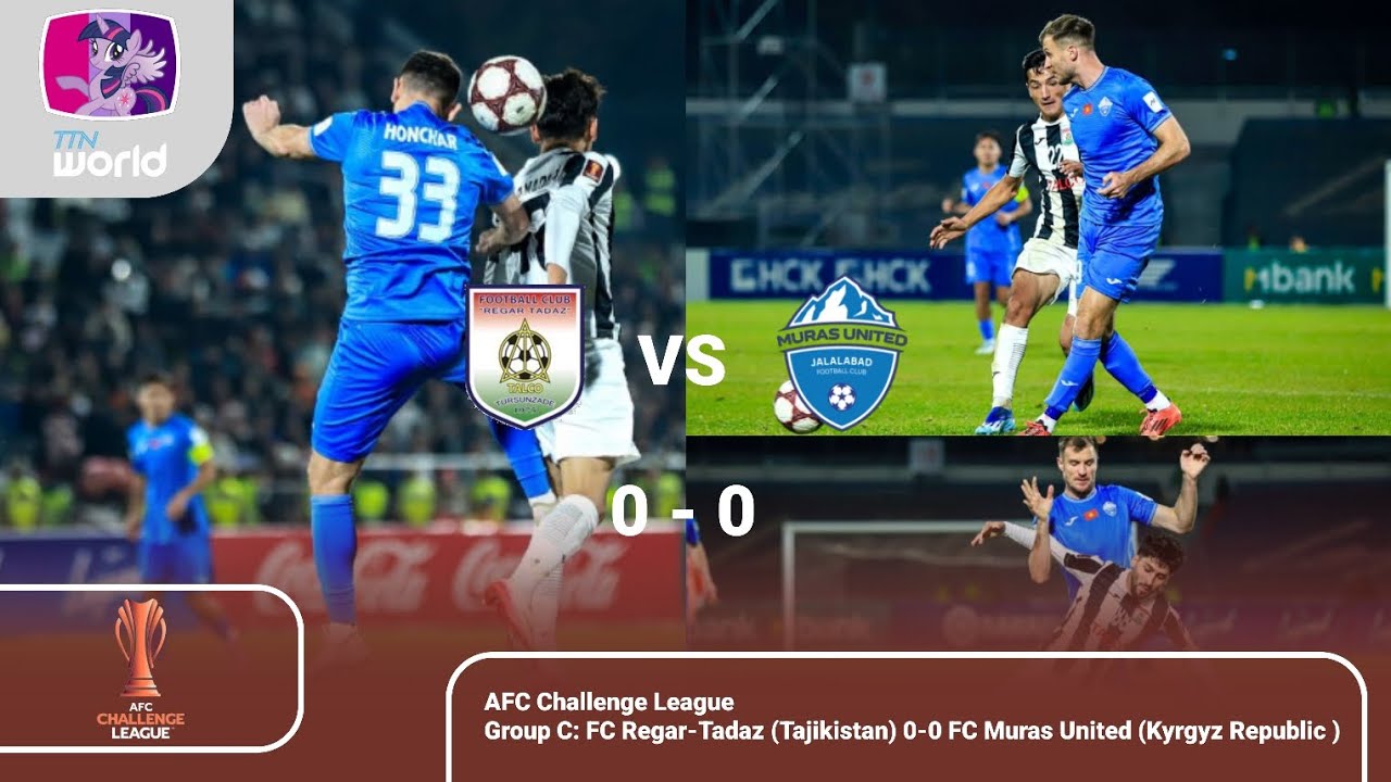 [English] AFC Challenge League : FC Regar-Tadaz (Tajikistan) 0-0 FC ...