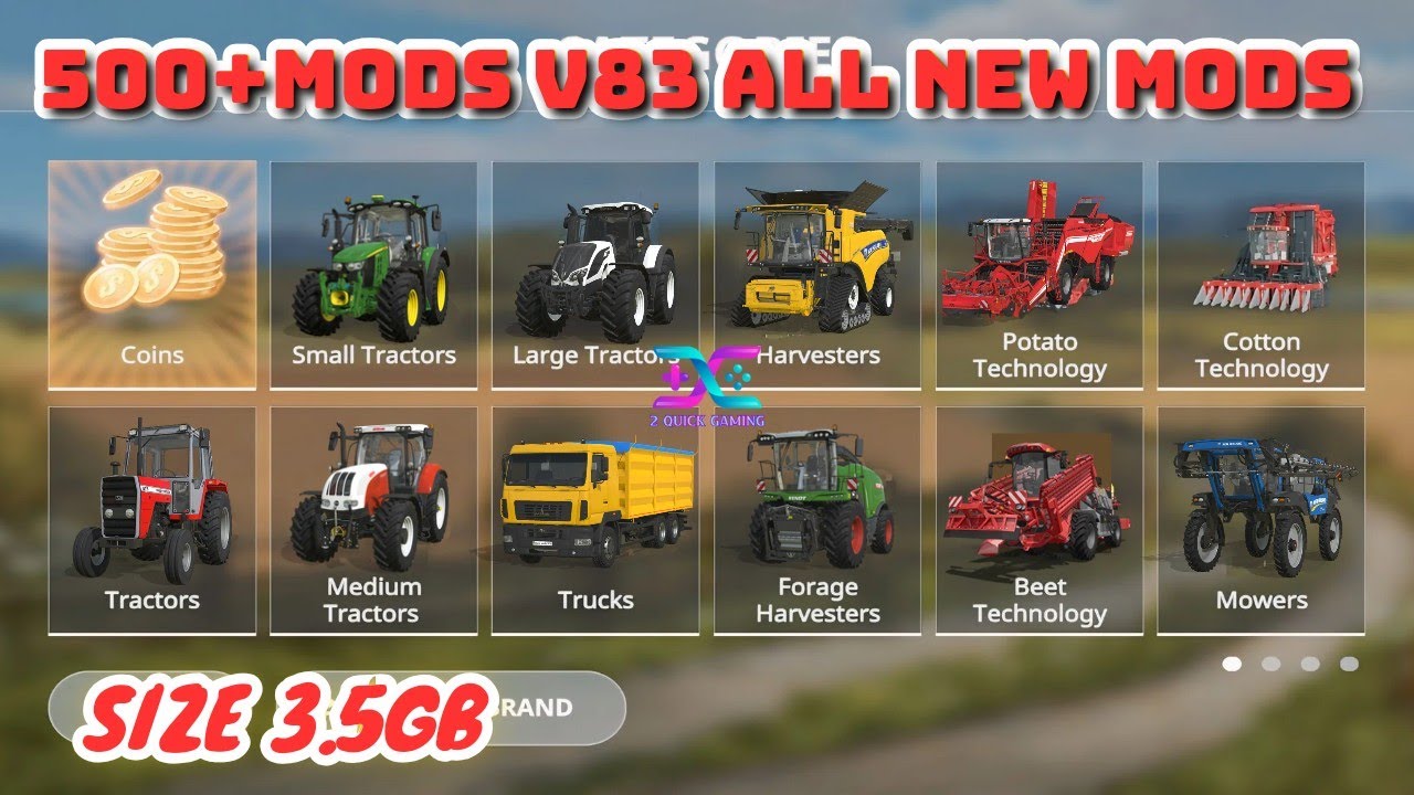 FS 20 v83 all new vehicles size 3.5gb 500+vehicles - YouTube