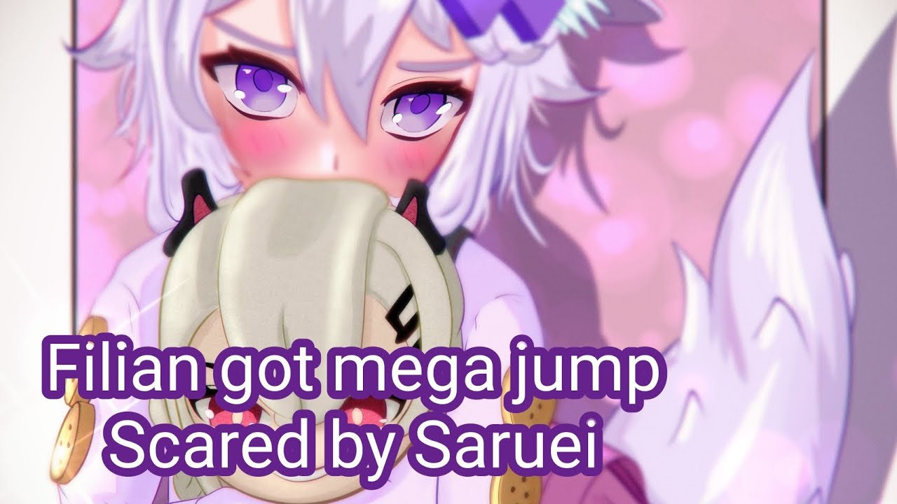 Filian got mega jump scared by Saruei - YouTube