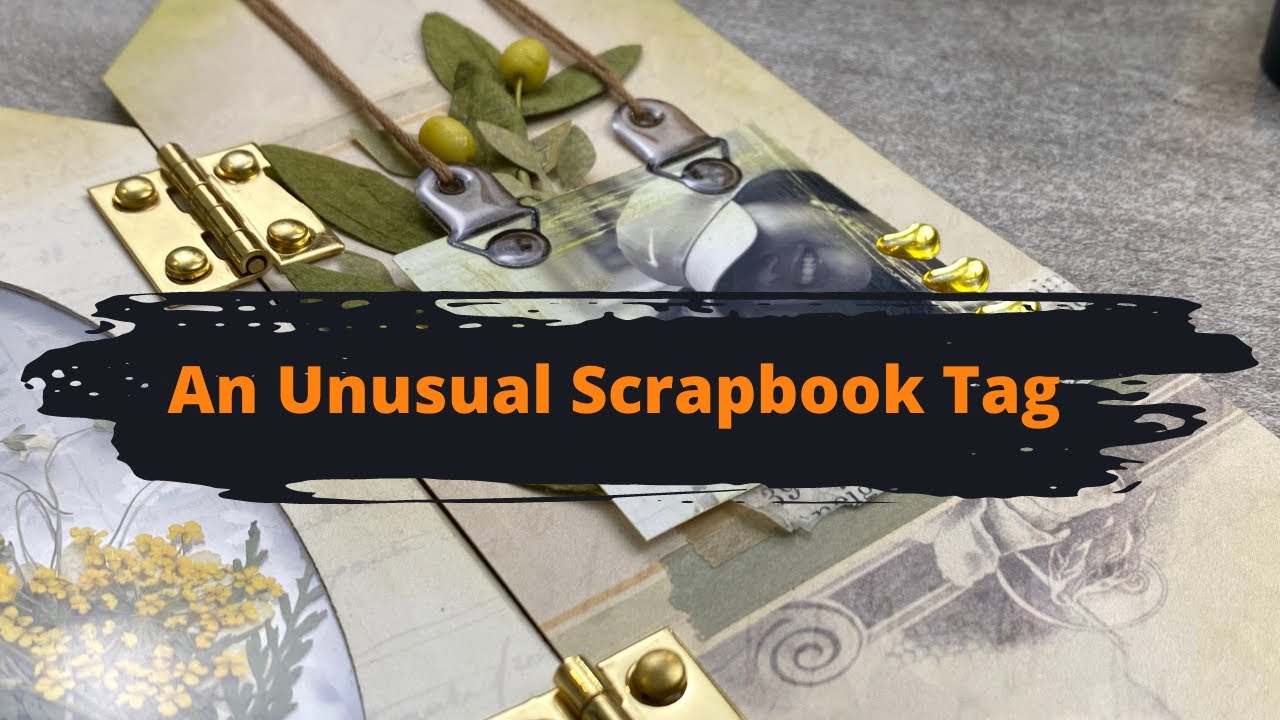 Making Tags for Scrapbooks and Journals - YouTube