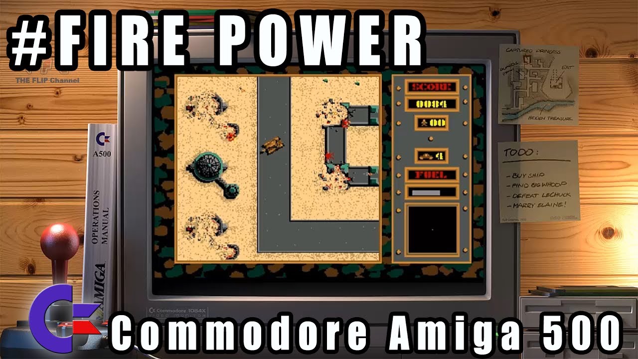 Fire Power - Commodore Amiga 500 Gameplay Demo - YouTube