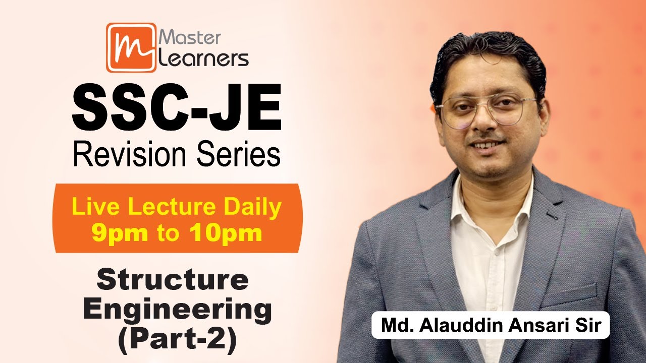 SSC-JE 2022 Revision Series| Structure | MD Alauddin Ansari Sir - YouTube