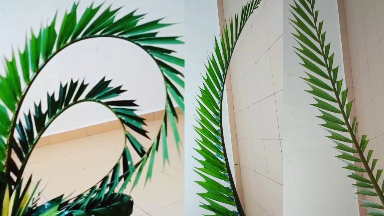 Tutorial menggunting daun PALMA model baru kedua sisi berbeda bentuk ...