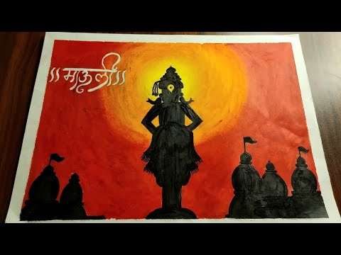 How to draw Vitthal Bhagwan 🙏😍 | विठोबाचे चित्र | Step by step ...