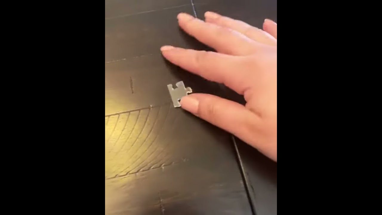 Person finishes a clear puzzle with false edges, and ends up with an ...