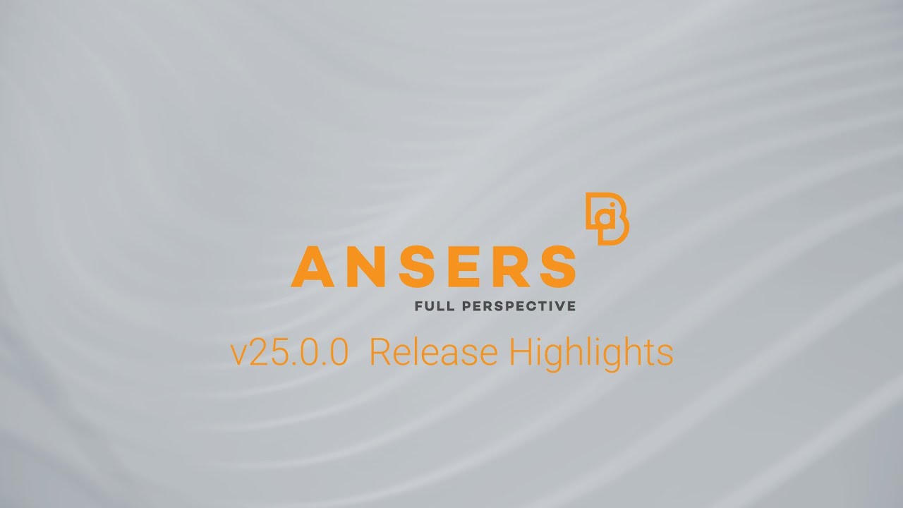 ANSERS v25.0.0 highlights - YouTube