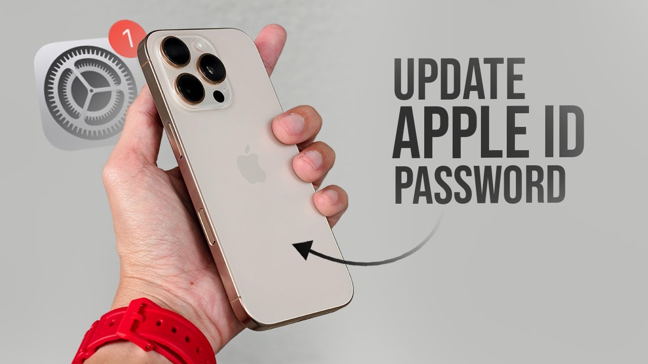 How to Update Apple ID Password on iPhone (tutorial) - YouTube