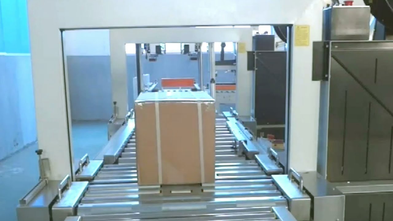 carton opening robot pickup feeding products with carton sealing ...