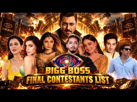 Bigg Boss 20 Final Confirmed Contestants List 🤯 BB20 Grand Premiere | Mahhi Vij, Kanika Mann, Scout