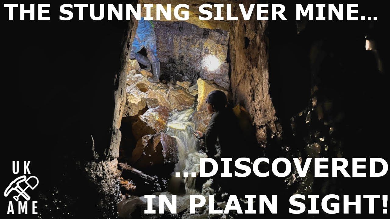 The Silver Mine Discovered In Plain Sight : UK Abandoned Mine Explores ...
