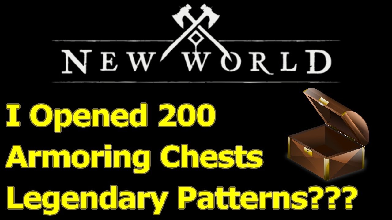 How rare are legendary crafting patterns, I opened 200 armoring chests ...