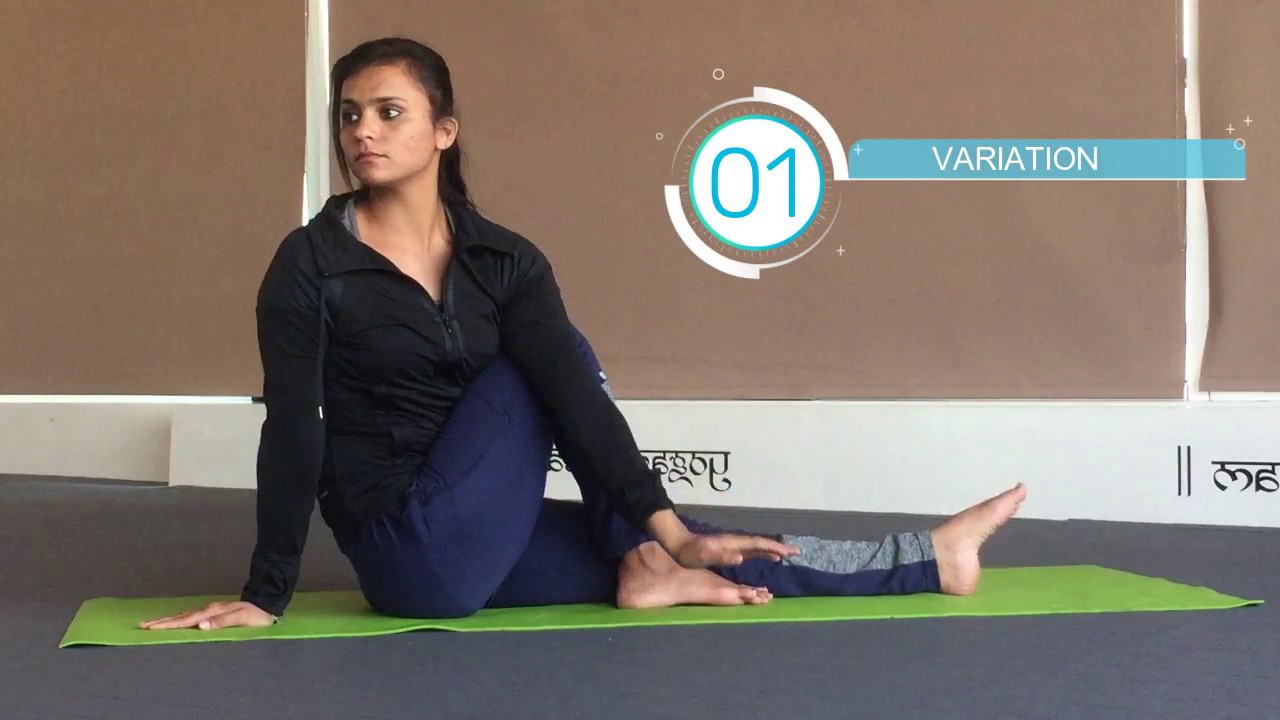 Ardha Matsyendra Asana / HALF Spinal Twist - YouTube