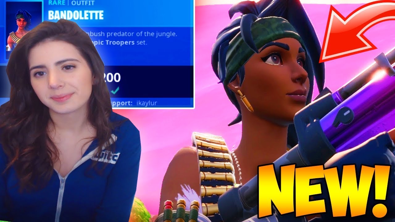 the NEW BANDOLETTE Skin Gameplay in Fortnite (Fortnite New Item Shop ...