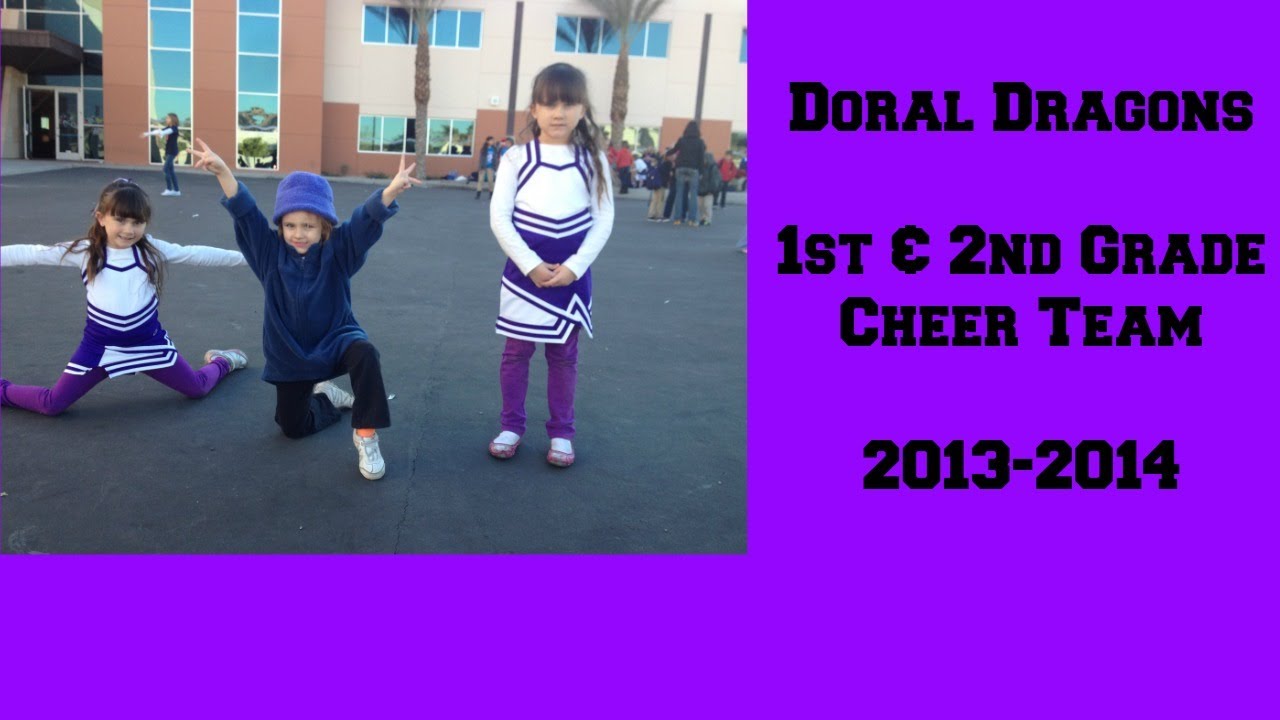Doral Dragons Cheer Team 1st and 2nd Grade 2013 - YouTube