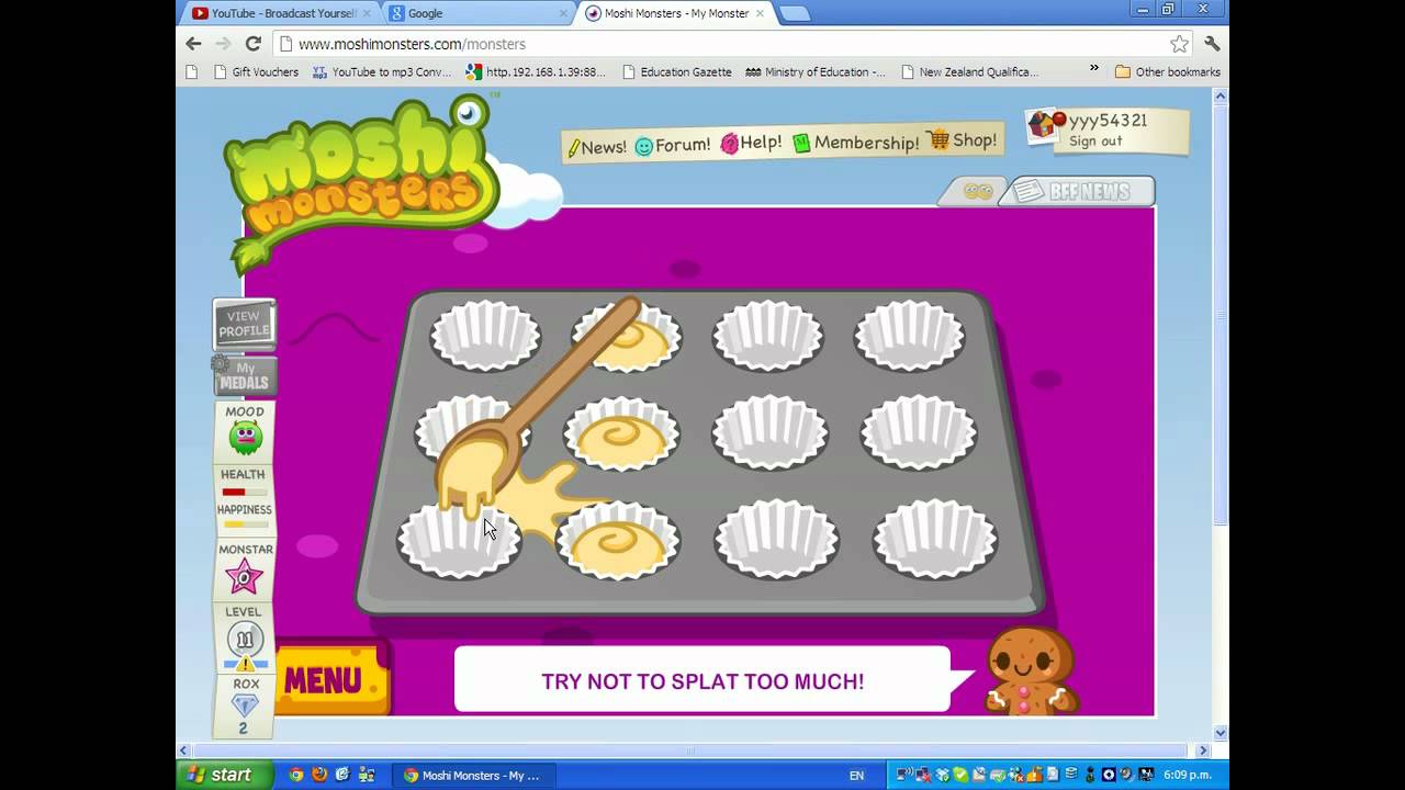how to play cupcake cavern on moshi monsters - YouTube