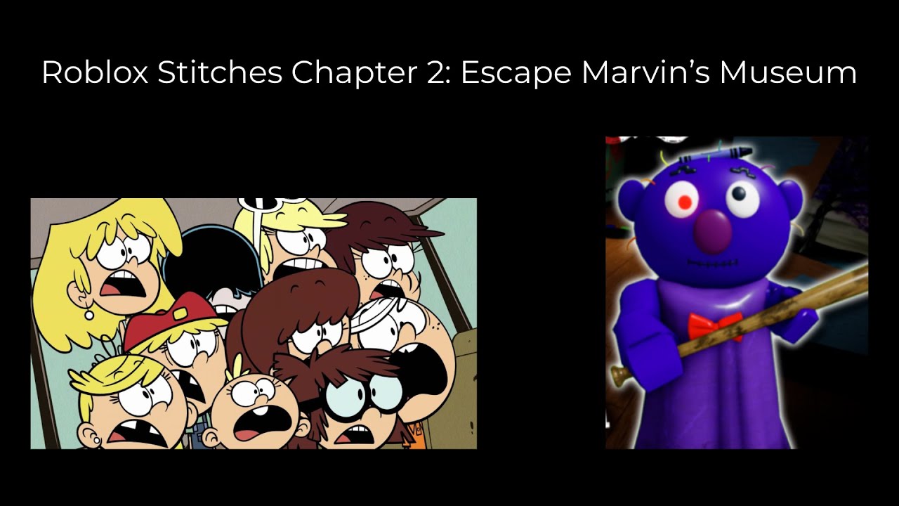 AAAAAH!!! THE EVIL ARTIST: MARVIN! Roblox Stitches Chapter 2: Escape ...