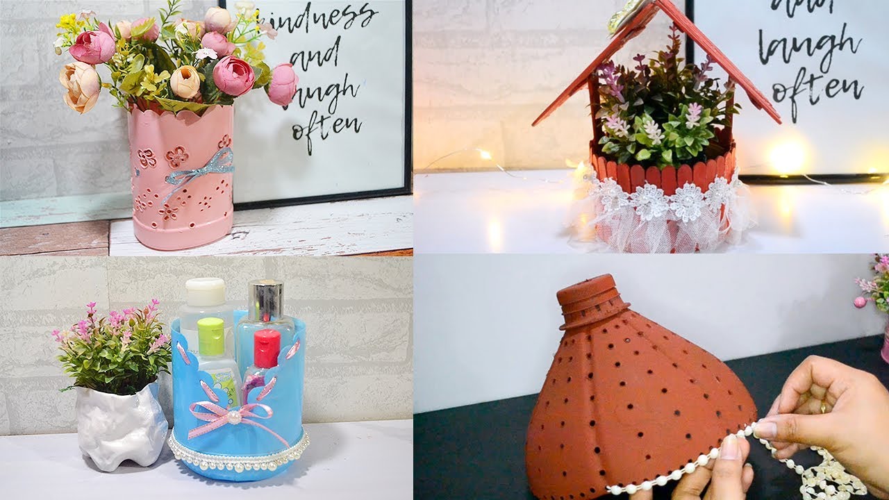 5 Easiest recycled diys that you can make on your free time! - YouTube