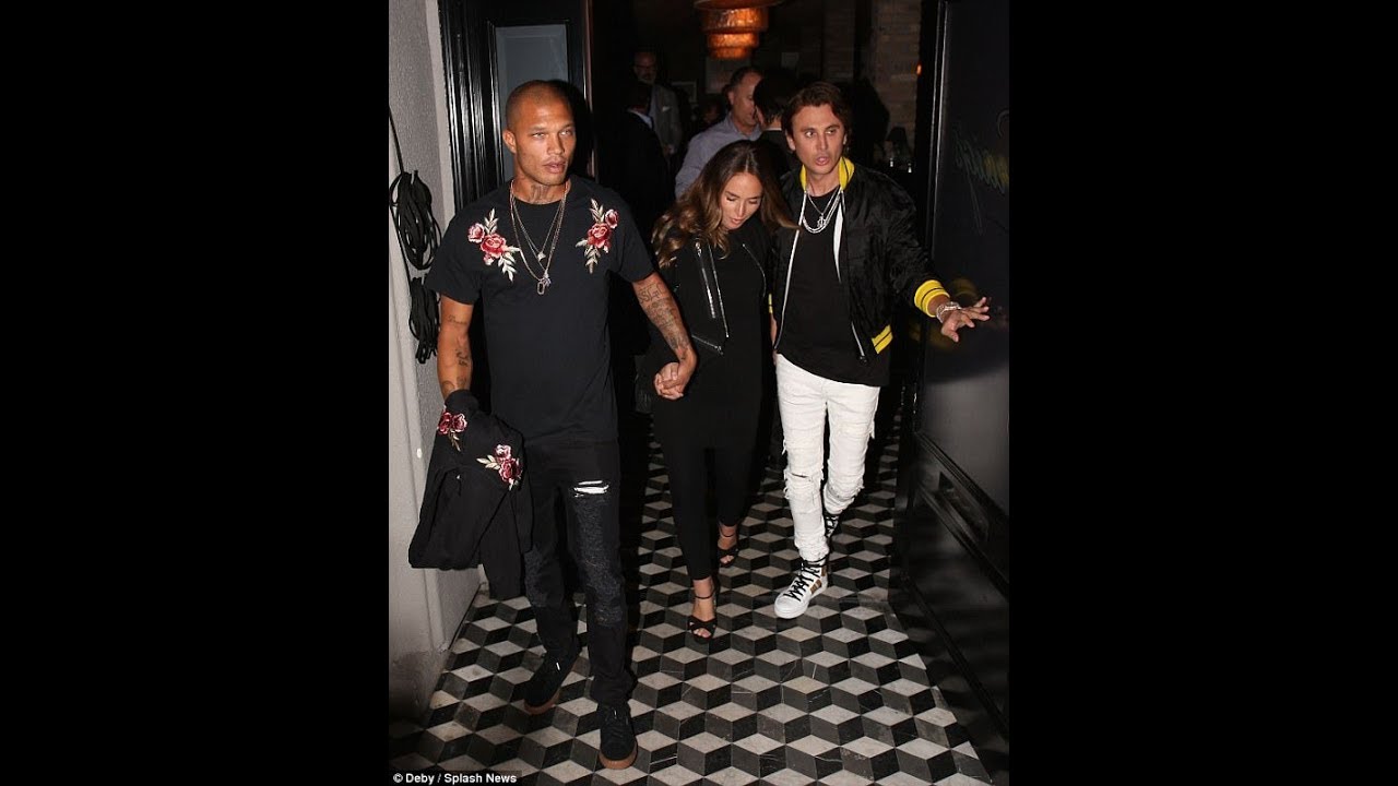Giddy Chloe Green with beau Jeremy Meeks in Los Angeles with Kim ...