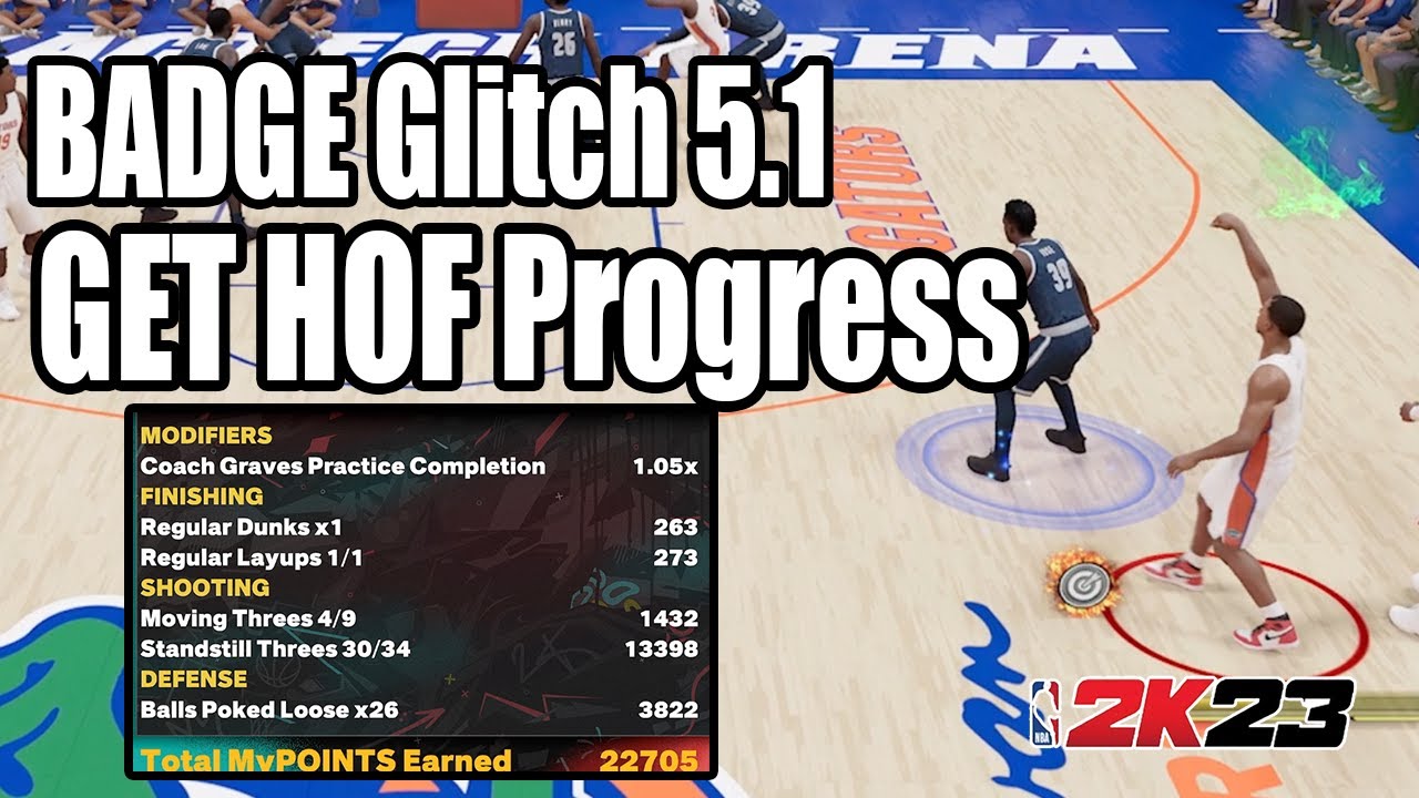 NBA 2K23 Badge Glitch 5.1 Update! Get HOF Progression with Easy Sliders ...