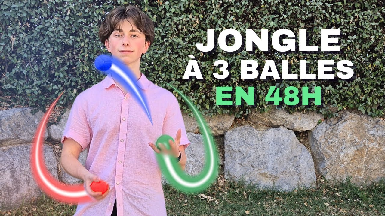🤹 JONGLER à 3 balles : méthode SIMPLE et RAPIDE - YouTube