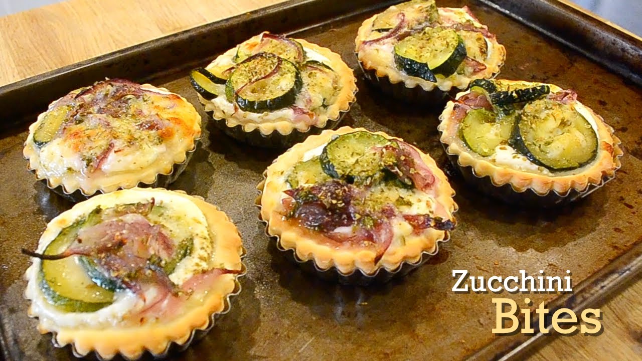 ZUCCHINI MINI BITES | The most amazing zucchini recipe | I don't fry ...