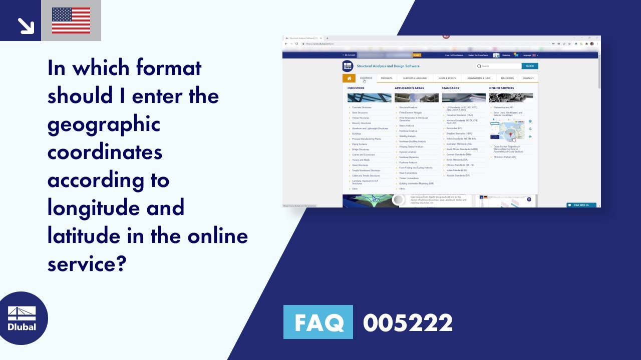 FAQ 005222 | In which format should I enter the geographic coordinates ...