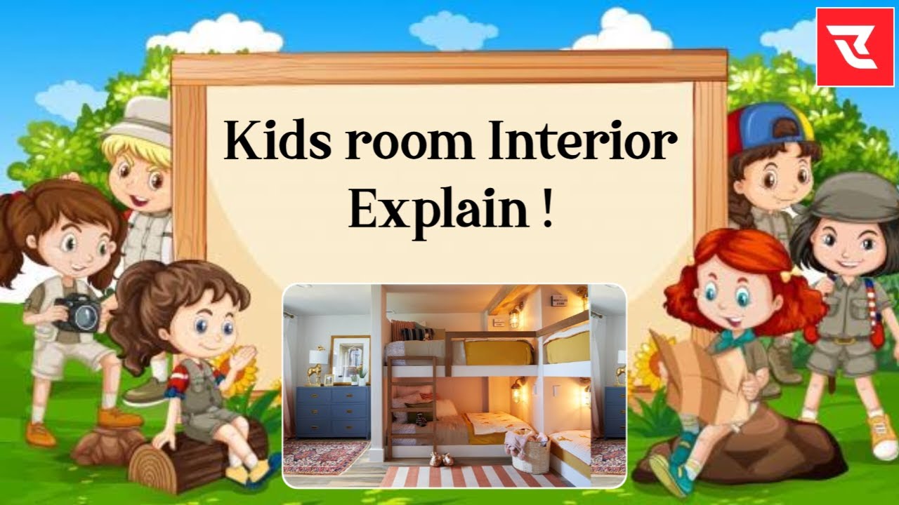 KIDS ROOM INTERIOR DESIGN EXPLAINED | REDLEAF INTERIOR | BEAUTIFUL INTERIOR DESIGN OF KIDS ROOM ...