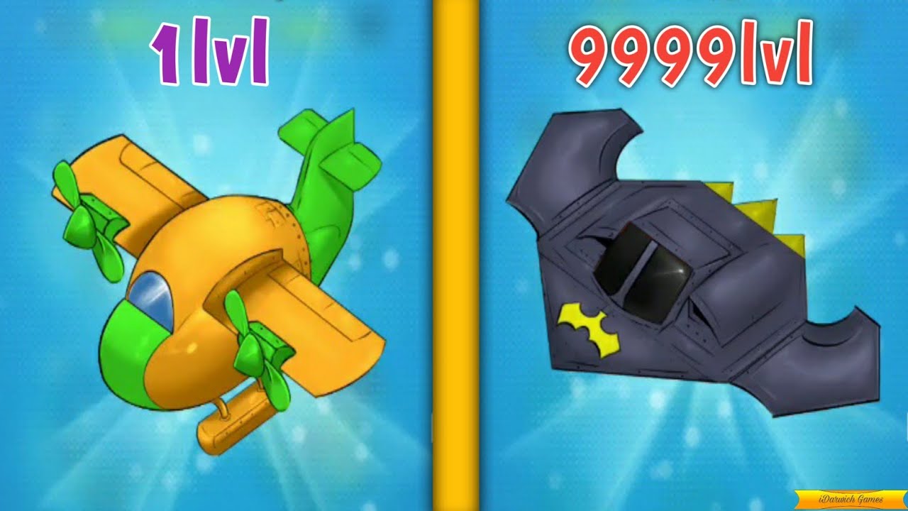 Merge Plane! MAX LEVEL PLANE EVOLUTION! 9999+ Level Merge Airplane ...