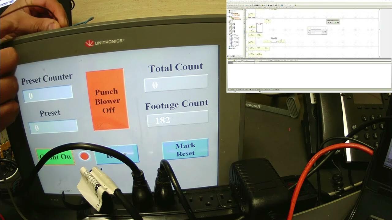 Visilogic reset counter automatically - YouTube