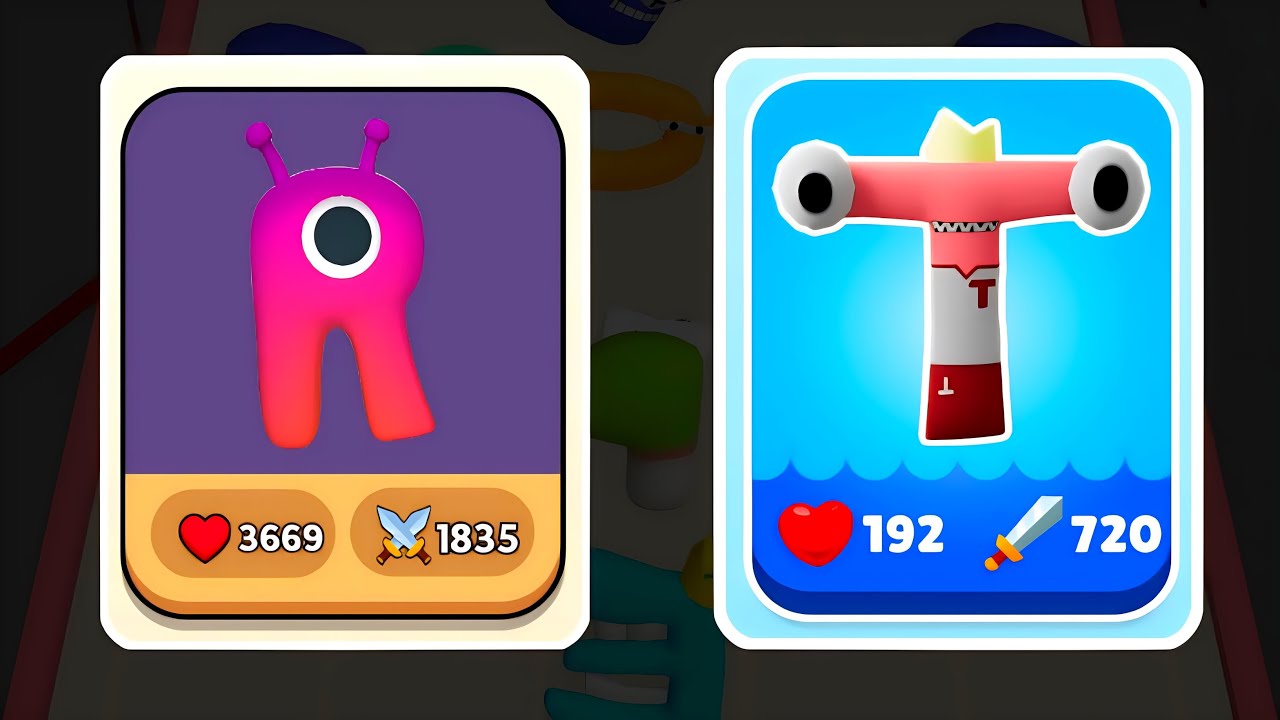 Merge Alphabet Lore ABC Letter ' Monster Battle ' Merge Simulator ...