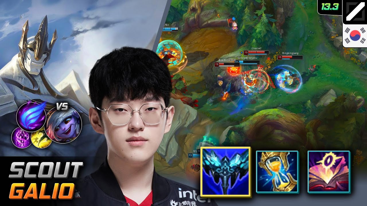 Scout Mid Galio Build Everfrost Phase Rush - Scout Galio Match ...