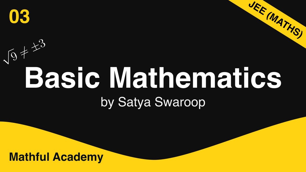 Lecture 03 - Basic Mathematics | Jee Mains 2024 - YouTube