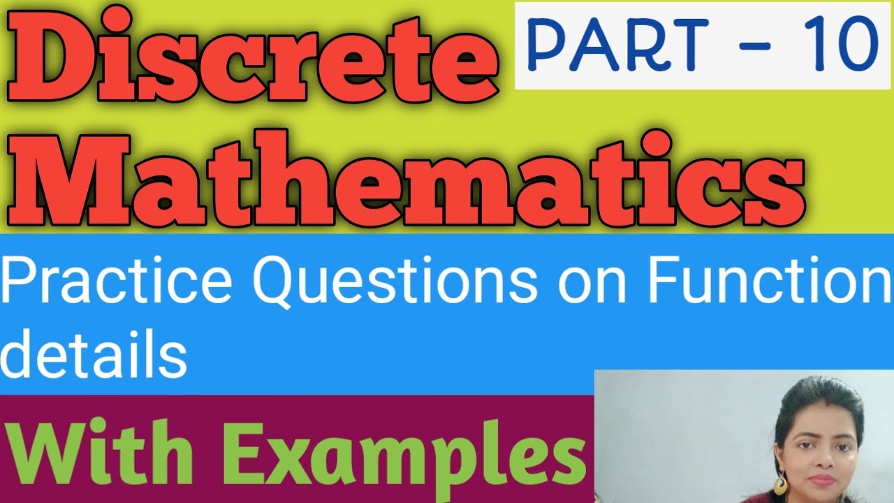 PART 10 || Practice Questions on Function || Discrete Mathematics ...